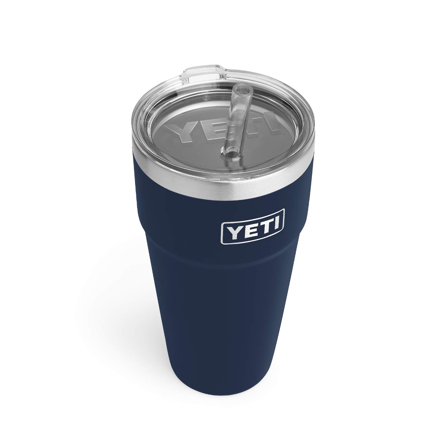 YETI Rambler 26 oz Straw Cup, Vacuum Insulated, Stainless Steel with Straw Lid, Navy