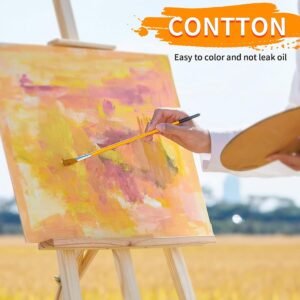 conda Canvases for Painting 8 x 10 inch, 48 Pack Value Bulk Blank White Canvas Boards, Primed, 100% Cotton, Quality Acid Free Artist Canvas Panels for Painting Acrylics Watercolor & Oil