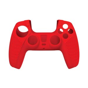 Verbatim Anti-Slip Silicone Skin Protective Cover for use with Playstation® 5 DualSense™ Wireless Controllers – 2pk – Black, Red