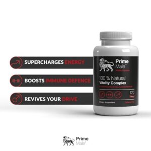 Prime Male Natural Testosterone Booster 120 Capsules