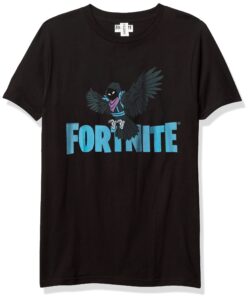 fortnite boys' wings of fortnight t-shirt, black, medium