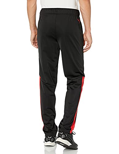 PUMA mens Contrast Sweatpants, Puma Blackhigh Risk, XLarge US