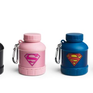 Justice League Protein Powder Storage Container 50g Protein Shaker Bottle Funnel â€“ 110ml BPA Free Wonder Woman Gifts DC Comics Protein Shakes Bottle Storage for Women