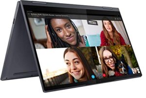 lenovo yoga 7i laptop with 14" fhd 300 nits touchscreen, 11th gen intel i7-1165g7, 512gb ssd, 12gb ddr4, wi-fi 6, bt 5.0, and windows 10 home