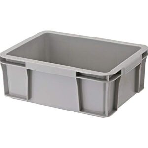 trusco thc-07a-gy thc-07a-gy thc-shaped container, box-shaped container, storage case, effective inner dimensions 11.8 x 7.7 x 4.9 inches (299 x 196 x 114 mm), gray