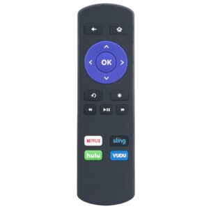 perfascin new replacement ir remote fit for roku 1 2 3 4 lt hd xd xs premiere express streaming player with netflix hulu key 4620xb 3050r 4620r 3900xb 3700xb 2000c 2710r 4210xb 3900r 2500r lt 2700r