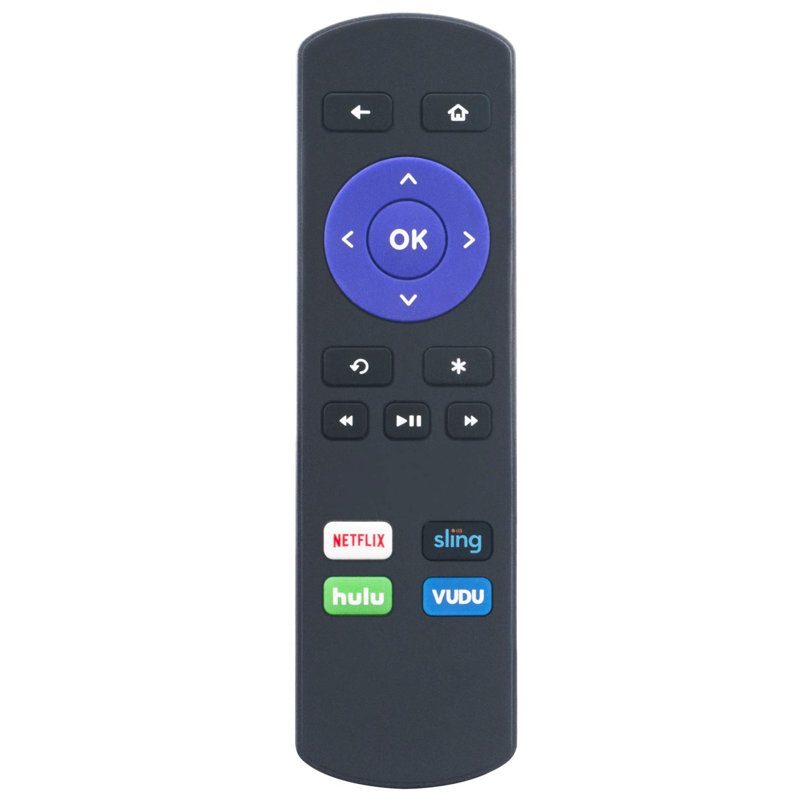 PERFASCIN New Replacement IR Remote fit for Roku 1 2 3 4 LT HD XD XS Premiere Express Streaming Player with Netflix Hulu Key 4620XB 3050R 4620R 3900XB 3700XB 2000C 2710R 4210XB 3900R 2500R LT 2700R