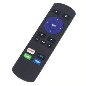 PERFASCIN New Replacement IR Remote fit for Roku 1 2 3 4 LT HD XD XS Premiere Express Streaming Player with Netflix Hulu Key 4620XB 3050R 4620R 3900XB 3700XB 2000C 2710R 4210XB 3900R 2500R LT 2700R