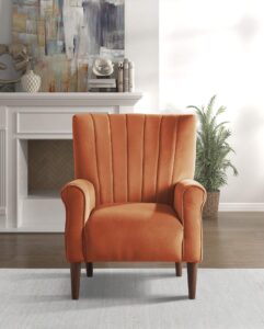 lexicon nellie accent chair, orange