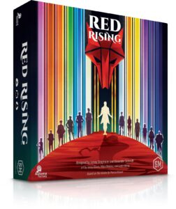 stonemaier games: red rising | a competitive strategy game based on the novels from pierce brown | craft a hand of powerful characters from the world of red rising | 1-6 players, 60 mins, ages 14+