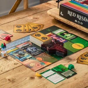 Stonemaier Games: Red Rising | A Competitive Strategy Game Based on The Novels from Pierce Brown | Craft a Hand of Powerful Characters from The World of Red Rising | 1-6 Players, 60 Mins, Ages 14+