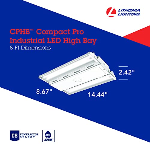 Lithonia Lighting CPHB 18LM MVOLT 50K COMPACT PRO LED Bay Light, High Bay, 18000 Lumens, 5000K Light