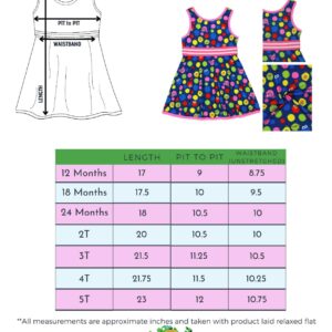 Isaac Mizrahi Loves Sesame Street Elmo Baby Toddler Fit and Flare Soft Dress (3T, Toddler Multicolor)