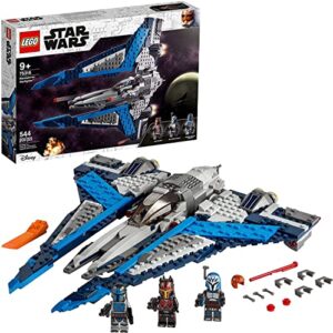 lego star wars mandalorian starfighter 75316 awesome toy building kit for kids featuring 3 minifigures; new 2021 (544 pieces)