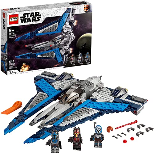 LEGO Star Wars Mandalorian Starfighter 75316 Awesome Toy Building Kit for Kids Featuring 3 Minifigures; New 2021 (544 Pieces)