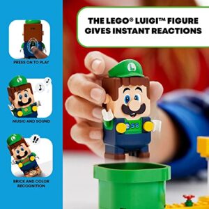 LEGO Super Mario Adventures with Luigi Starter Course Toy for Kids, Interactive Figure and Buildable Game with Pink Yoshi, Birthday Gift for Super Mario Bros. Fans, Girls & Boys Ages 6 and Up, 71387