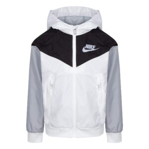 nike nsw windrunner (big kids) white 7 (big kid)