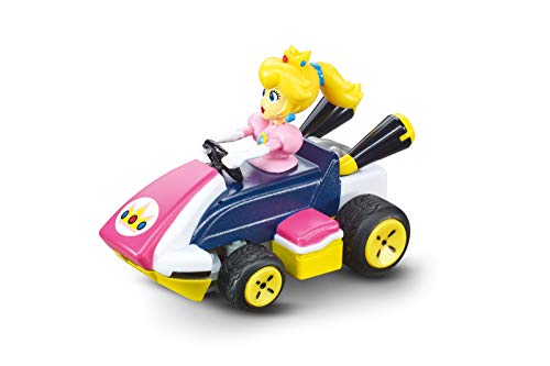 Carrera RC Nintendo Mario Kart 2.4 GHz Mini Collectible Radio Remote Control Toy Car Vehicle - Peach