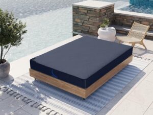 mielmooncare 7-inch waterproof no-springs bed mattress eco-barrier,clean&body,supportive spinal,indoor-outdoor friendly,flippable,one breeze comfort (twin xl 39x79, 7 ")