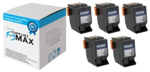 suppliesmax remanufactured replacement for neopost ij-65/ij-70/ij-75/ij-80/ij-85/msl-650 red postage meter inkjet (5/pk-31500 page yield) (ijink678h_5pk)