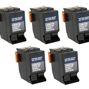 SuppliesMAX Remanufactured Replacement for NeoPost IJ-65/IJ-70/IJ-75/IJ-80/IJ-85/MSL-650 Red Postage Meter Inkjet (5/PK-31500 Page Yield) (IJINK678H_5PK)