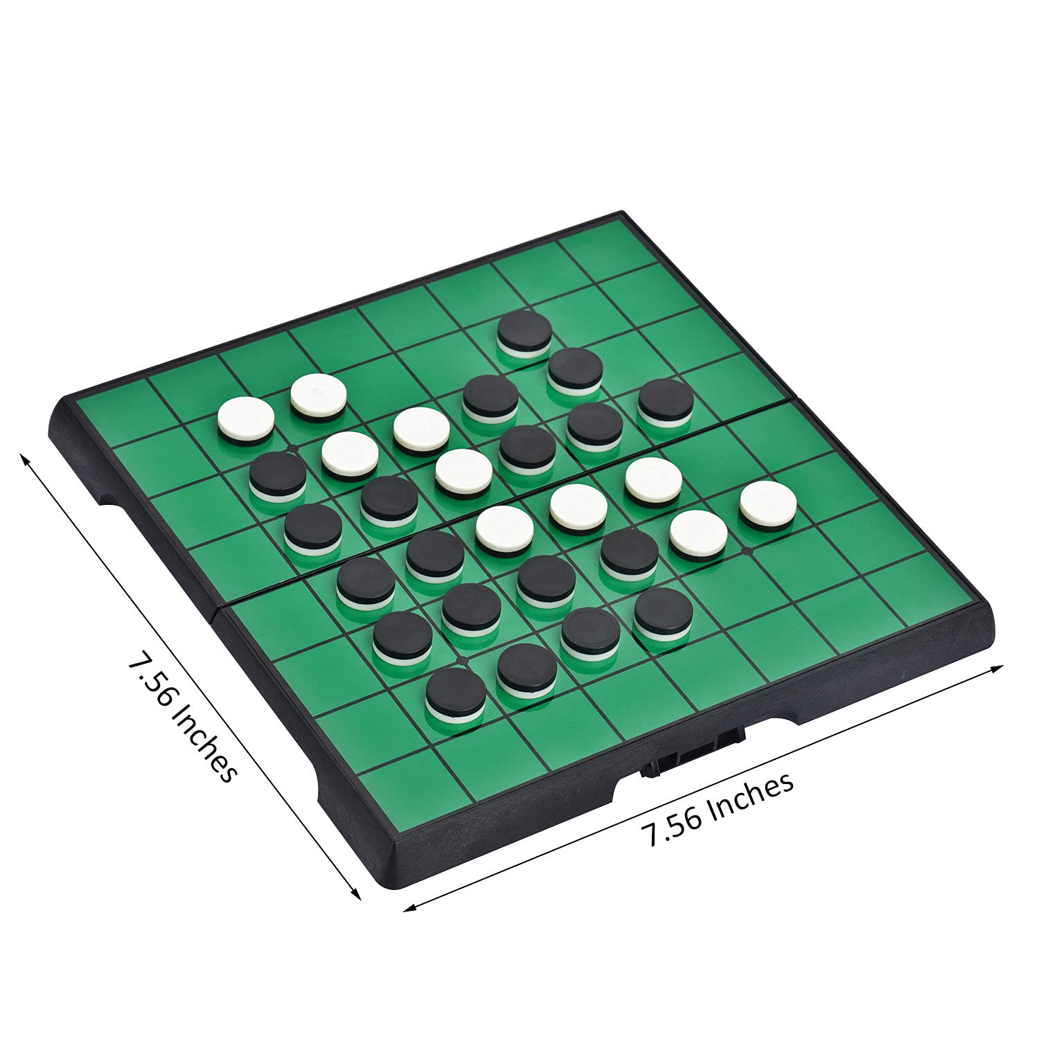 MusicTree Magnetic Reversi Othello Board Game Set with Folding Board Classic Games Educational Toys