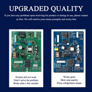 UPGRADE WPW10310240 W10310240 Refrigerator Control Board Motherboard Compatible With Whirlpool, Maytag, KitchenAid Refrigerator Parts 12920717SP, 12920719SP, 12920721, 12920724, PS11752535, W10162662