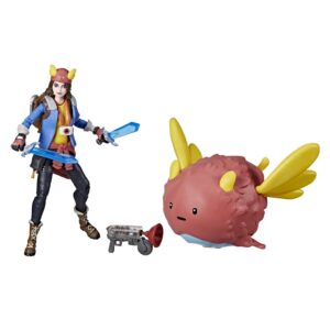 fortnite victory royale series skye and ollie deluxe pack collectible action figures with accessories - ages 8 and up, 6-inch