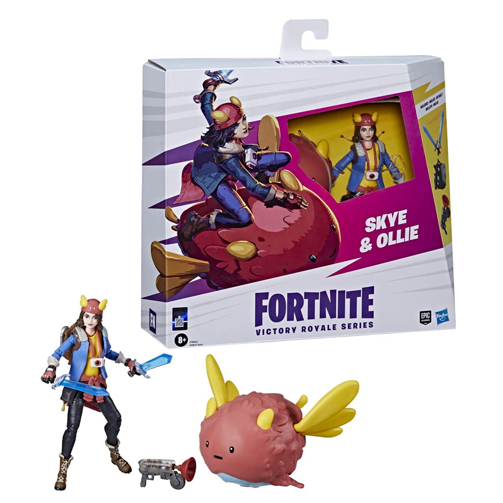 FORTNITE Victory Royale Series Skye and Ollie Deluxe Pack Collectible Action Figures with Accessories - Ages 8 and Up, 6-inch