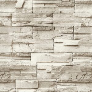 jeweluck stone wallpaper peel and stick wallpaper 17.7inch×196.8inch brick peel and stick backsplash for kitchen wallpaper stone contact paper removable wallpaper for living room decorative vinyl