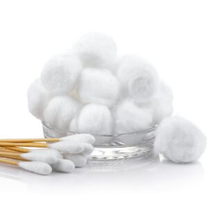 Spa Stix Cotton Balls. 500 Count Medium Size. Non Sterile Super Soft.,White