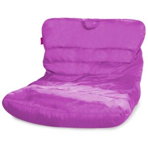 Posh Creations Laguna Lounger Teens, Kids and Adults for Bedrooms and Dorm Rooms, Large Bean Bag Chair, Soft Nylon-Purple