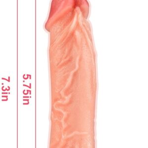 Realistic Dildo Sex Toys for Women - UTIMI 7.3 Inch Body Safe Material G spot Adult Lifelike Dildo with Strong Suction Cup Penis for Men Anal Hands-Free Play Sexual Wellness Products