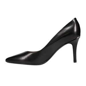 calvin klein women's gayle pump, black leather, 7