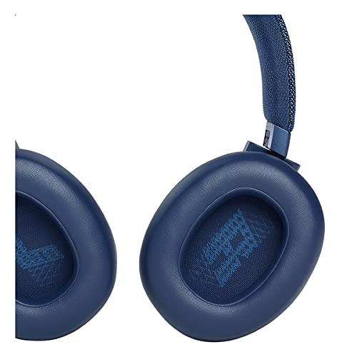 JBL Live 660NC - Wireless Over-Ear Noise Cancelling Headphones with Long Lasting Battery and Voice Assistant - Blue, Medium