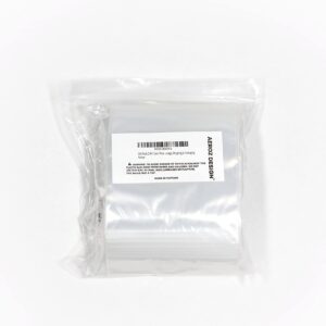 500 Pack 2 Mil Clear Plastic Reclosable Bags, 3 Assorted Sizes, 2x2 2x3 5x5 Inch Clear Durable Plastic Resealable Zipper Baggies for Jewelry, Beads, Pill,Snack, Storage, Shipping & Packaging