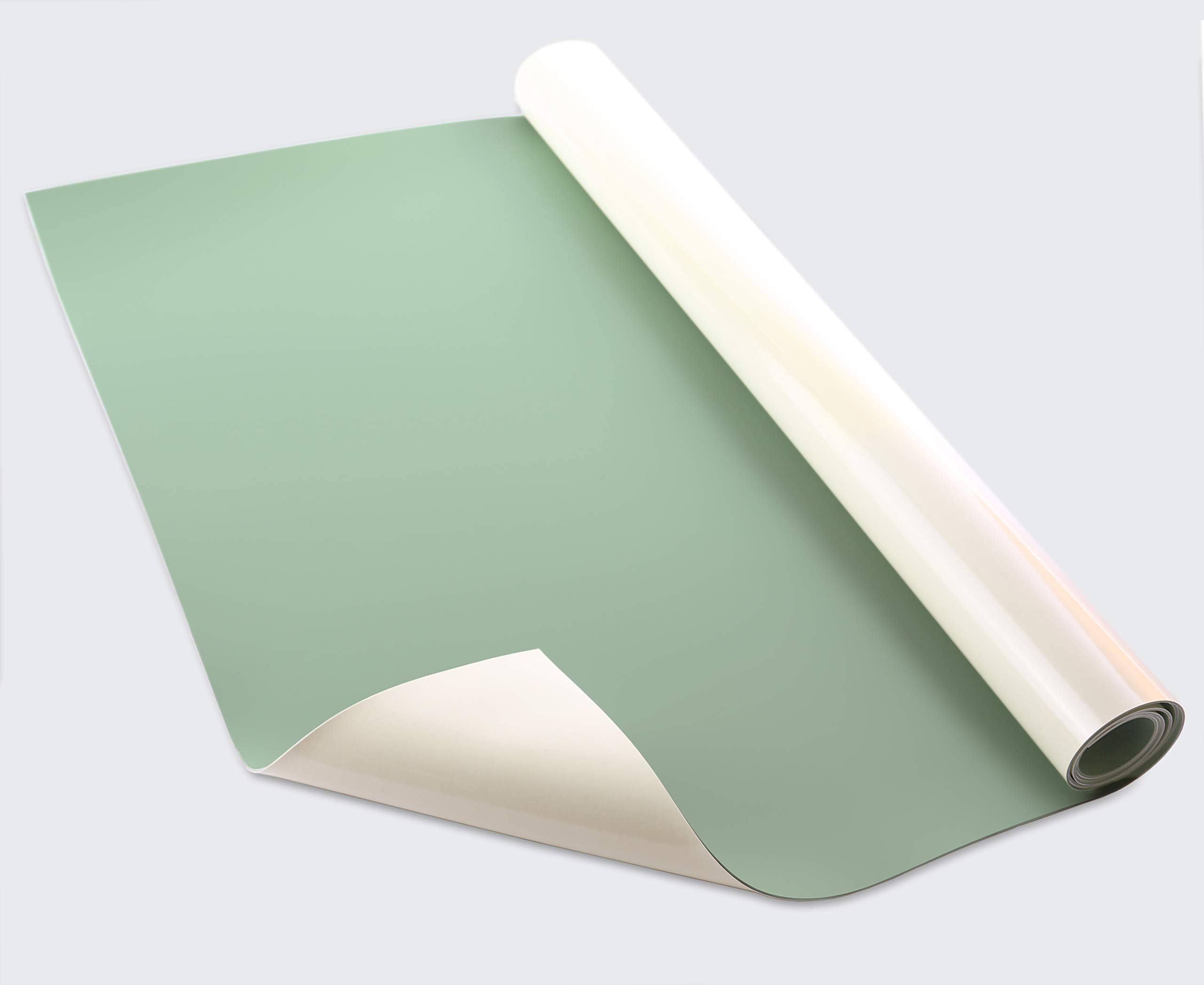 VYCO Protective Board Cover Green Cream 36 Inches X 48 Inches Reversible 5 PLY Vinyl Roll