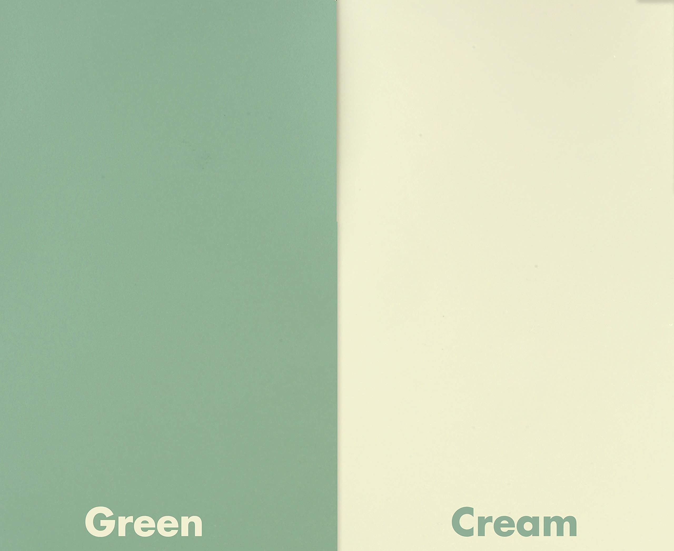 VYCO Protective Board Cover Green Cream 36 Inches X 48 Inches Reversible 5 PLY Vinyl Roll