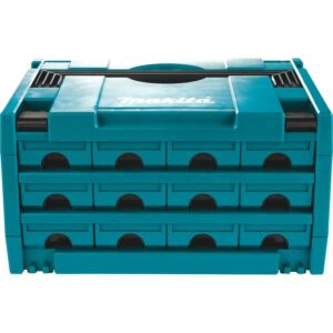 Makita P-84327 MAKPAC 12 Drawer Interlocking Case, 8-1/2" x 15-1/2" x 11-5/8"