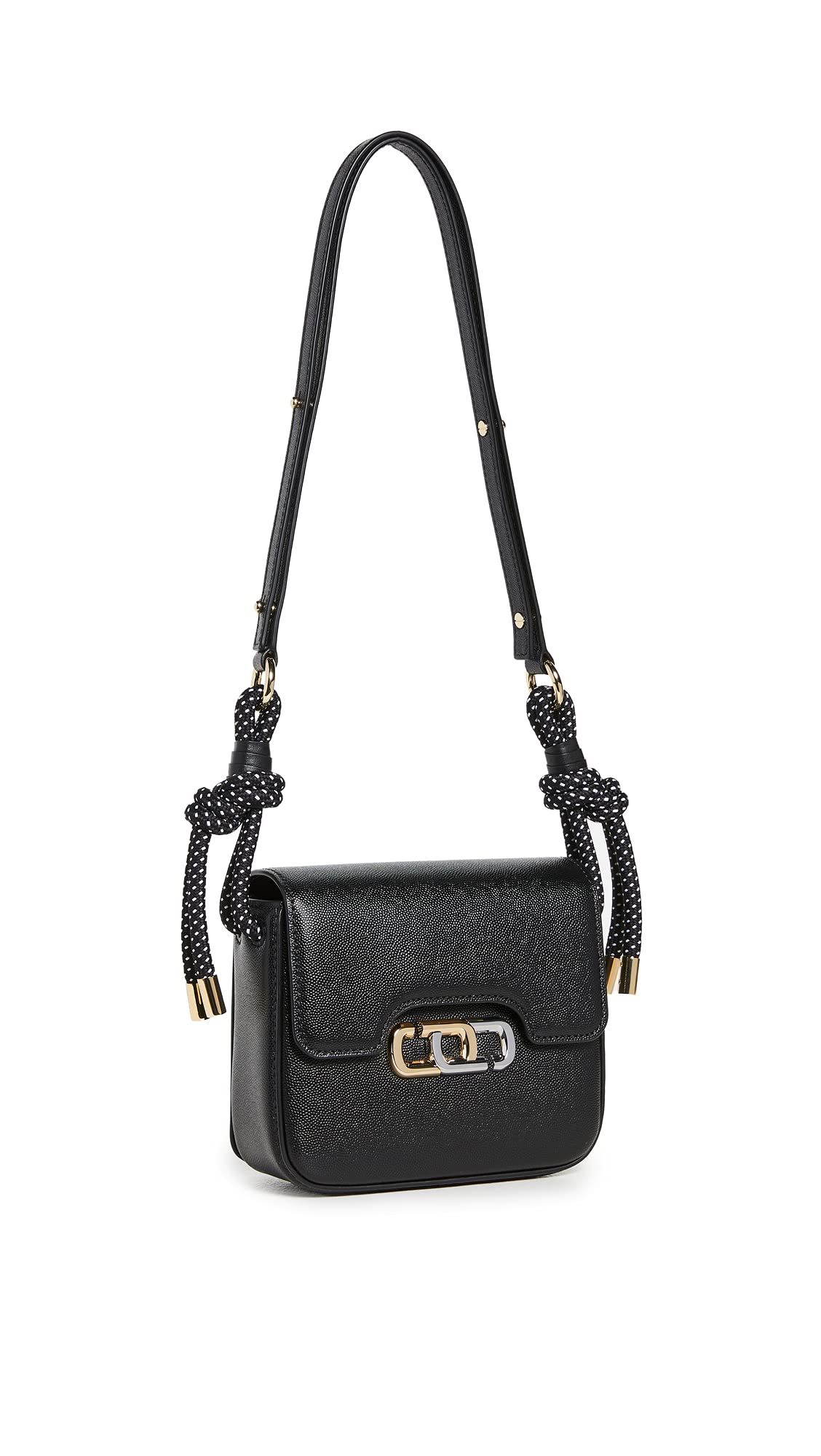 Marc Jacobs Women's The J Link Mini Shoulder Bag, Black/White, One Size