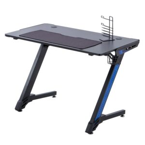 RS Gaming™ Venno 45"W Gaming Computer Desk, Black