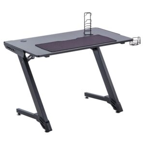 RS Gaming™ Venno 45"W Gaming Computer Desk, Black