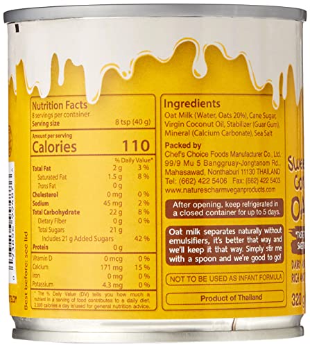 NATURES CHARM Sweetened Condensed Oatmilk, 11.25 OZ