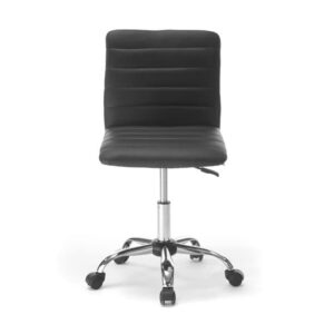 Urban Lifestyle Faux Leather Rolling Office Chair, Black