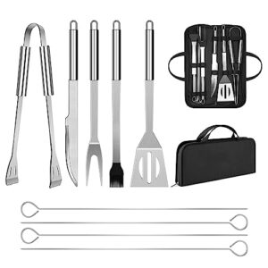 bbq utensil set stainless steel professional barbecue accessories grill tool with bag easy to carry