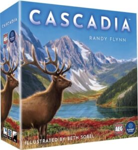 aeg & flatout games | cascadia - award-winning board game set in the pacific northwest | easy to learn | quick to play | ages 10+