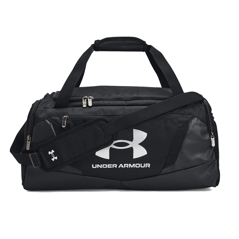 Under Armour Unisex-Adult Undeniable 5.0 Duffle , Black (001)/Metallic Silver , Small