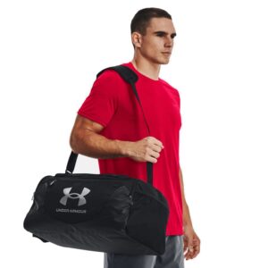 Under Armour Unisex-Adult Undeniable 5.0 Duffle , Black (001)/Metallic Silver , Small