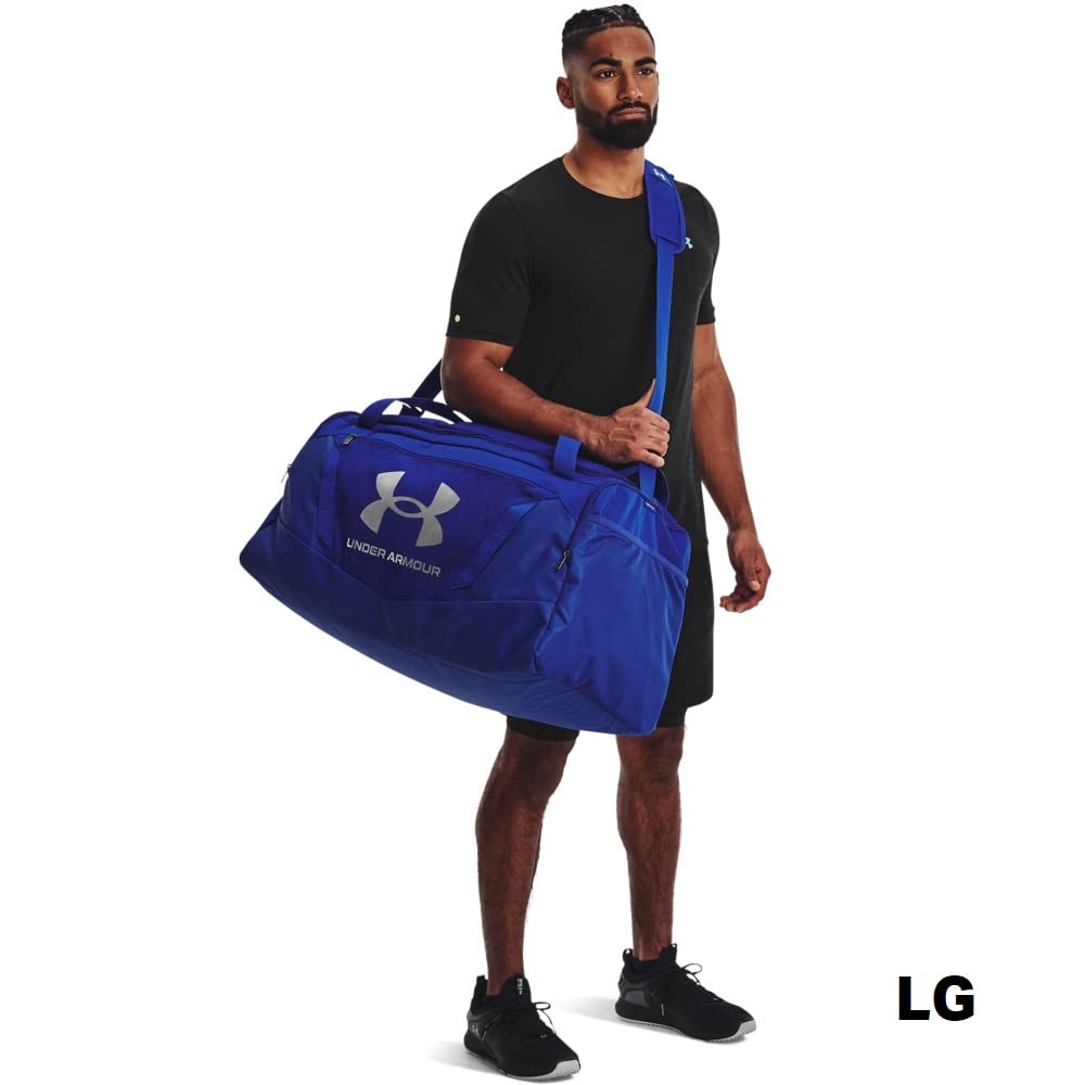 Under Armour Unisex-Adult Undeniable 5.0 Duffle , Royal (400)/Metallic Silver , One Size Fits Most