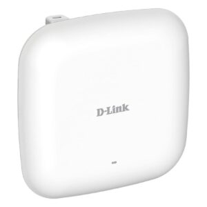 D-Link PoE Access Point WiFi 6 AX1800 Wave 2 Dual Band Wireless Internet Network Compact Design Wall Ceiling Mountable WiFi AC AP (DAP-X2810), White